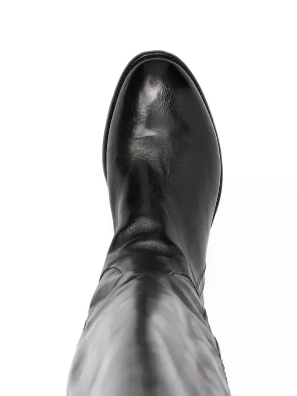 LEMARGO Zipped Knee High Boots