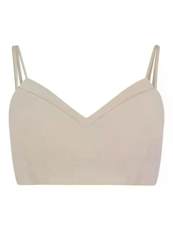 SIMONA CORSELLINI V-neckline Spaghetti-strap Top