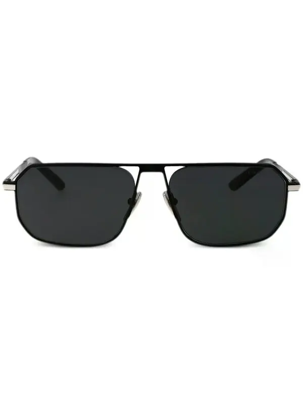Prada Rectangle-frame Sunglasses - Black