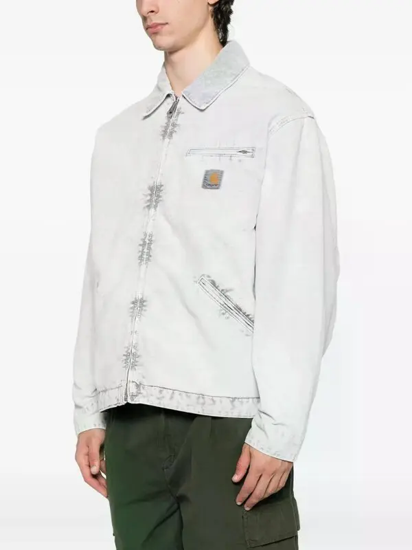 Carhartt Work In Progress Og Detroit Organic-cotton Jacket - Grey
