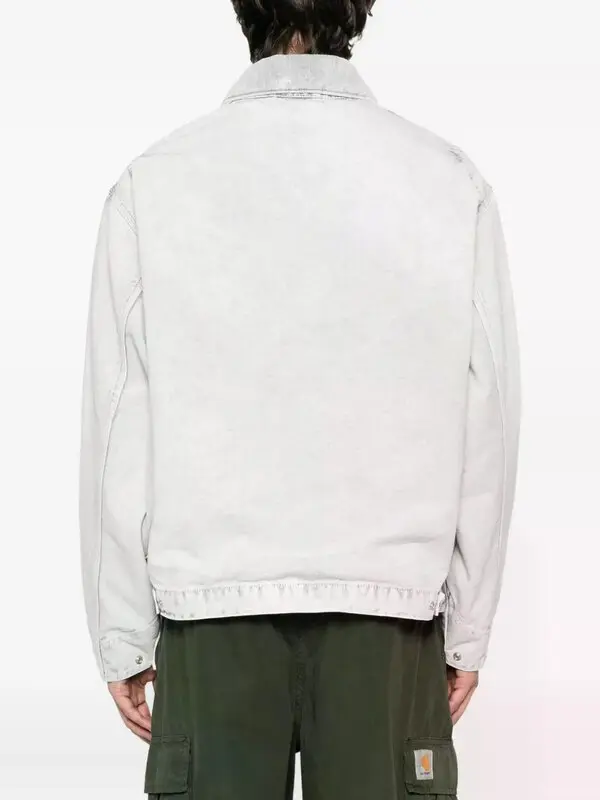 Carhartt Work In Progress Og Detroit Organic-cotton Jacket - Grey
