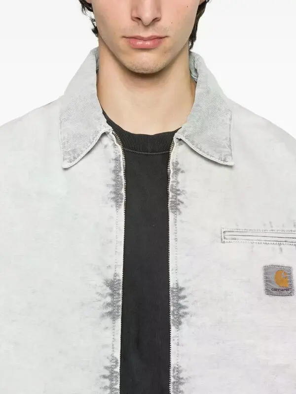 Carhartt Work In Progress Og Detroit Organic-cotton Jacket - Grey