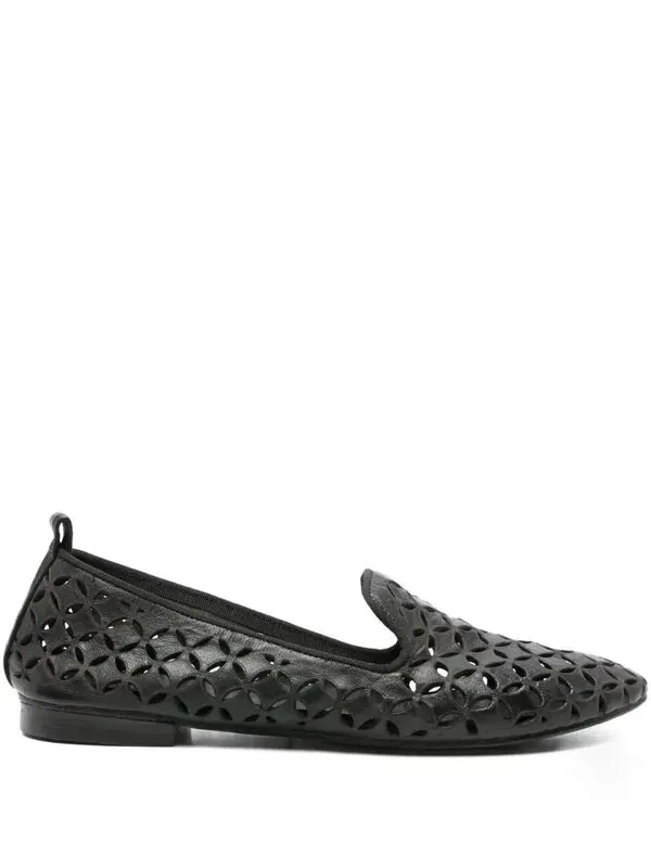 KUDETA Cut-out Loafers - Black