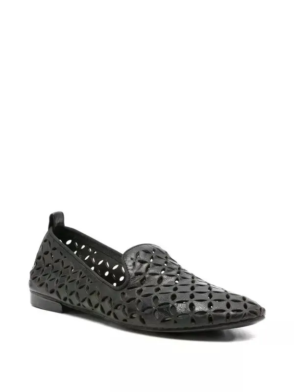 KUDETA Cut-out Loafers - Black