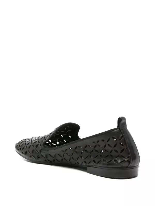 KUDETA Cut-out Loafers - Black
