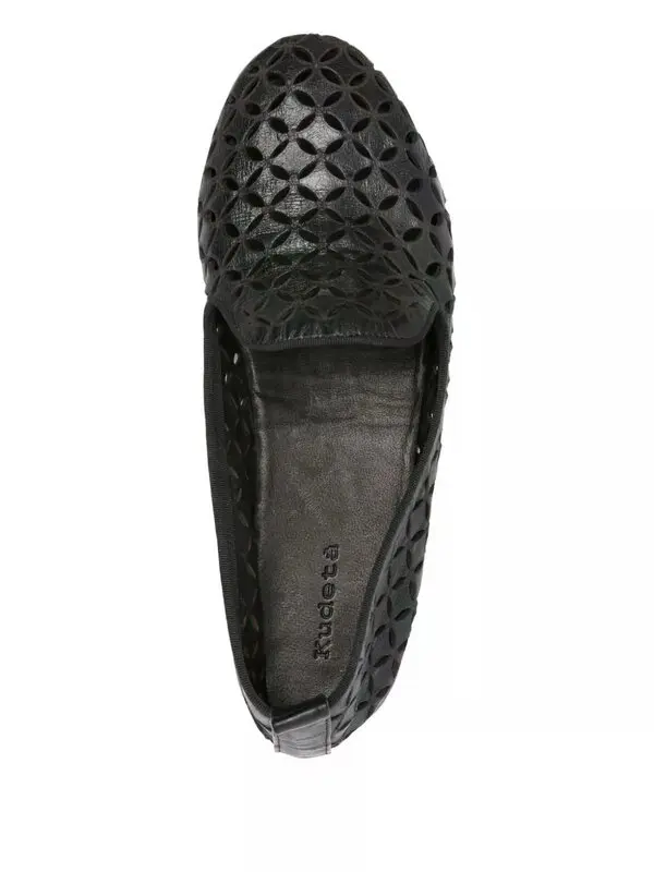 KUDETA Cut-out Loafers - Black