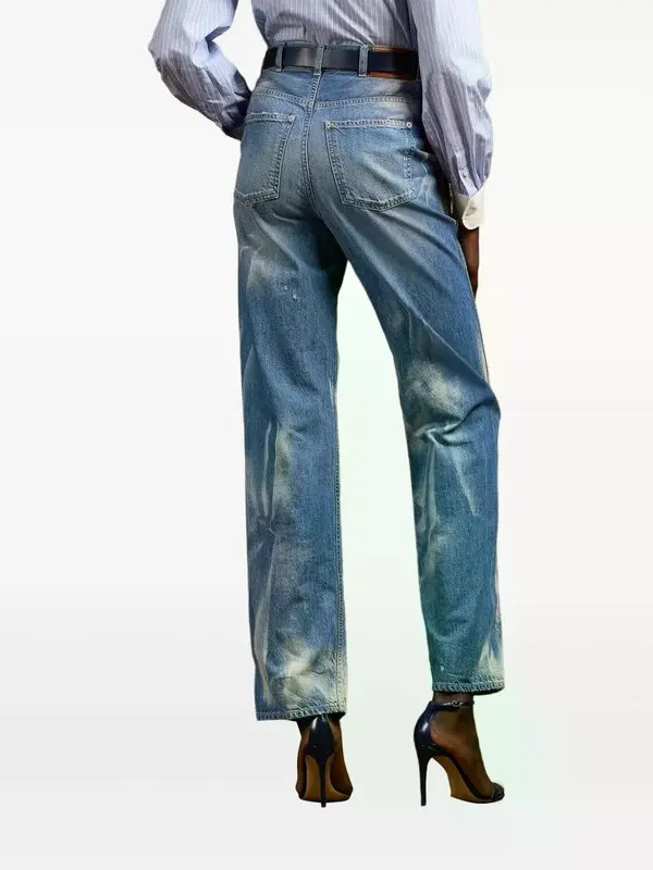 Ralph Lauren Driss Faded Straight-leg Jeans