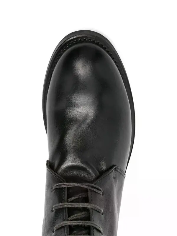 SHOTO Lace-up Leather Boots