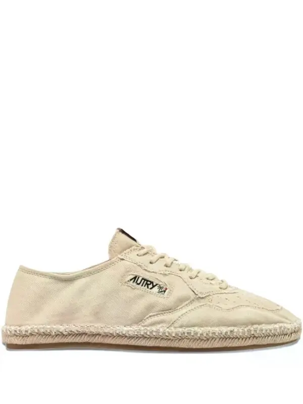 AUTRY Lace-up Jute Low-top Sneakers