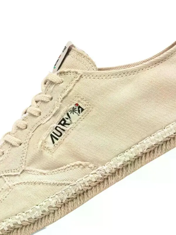 AUTRY Lace-up Jute Low-top Sneakers