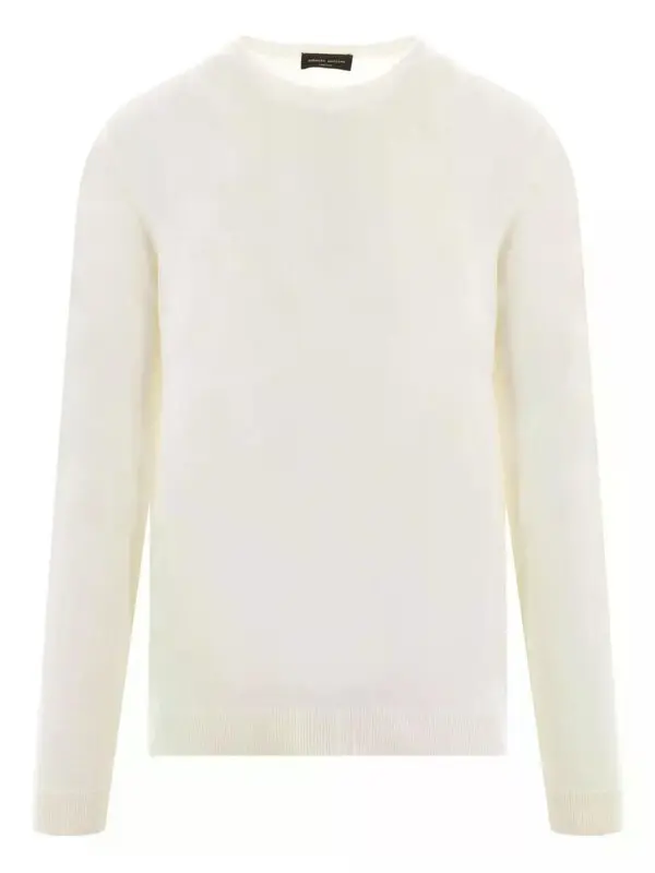 ROBERTO COLLINA Merino-wool Crew-neck Sweater
