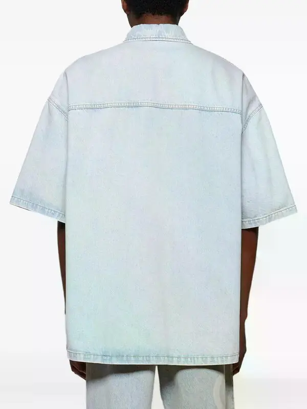 Gucci Short-sleeve Denim Shirt