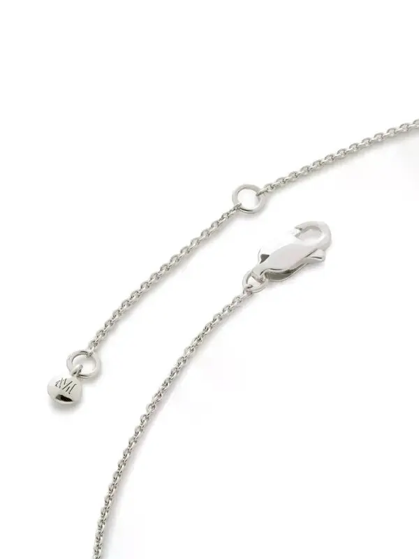 Monica Vinader Solitaire Chain Necklace - Silver