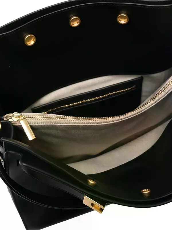 Tory Burch Lee Radziwill Double Tote Bag - Black