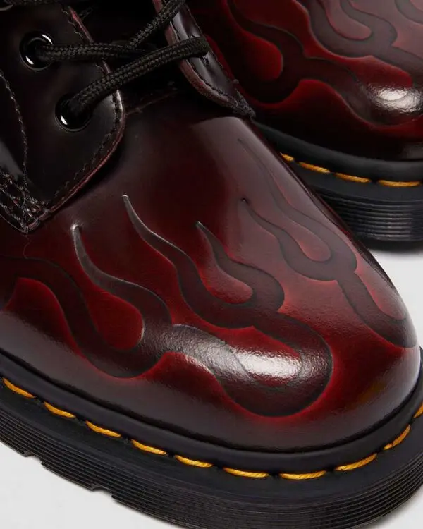 Dr. Martens 1460 Inferno Leather Boots - Red