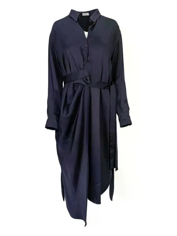 Brunello Cucinelli Long-sleeve Midi Dress