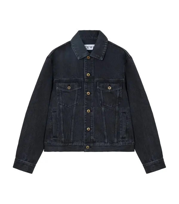 Loewe Anagram Denim Jacket - Black