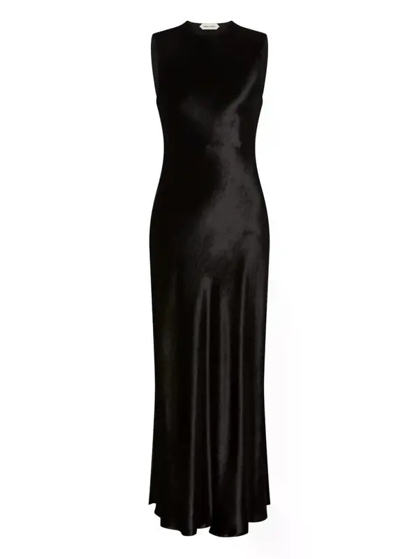 Alberta Ferretti Satin Ankle-length Dress