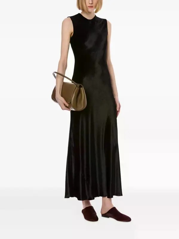Alberta Ferretti Satin Ankle-length Dress