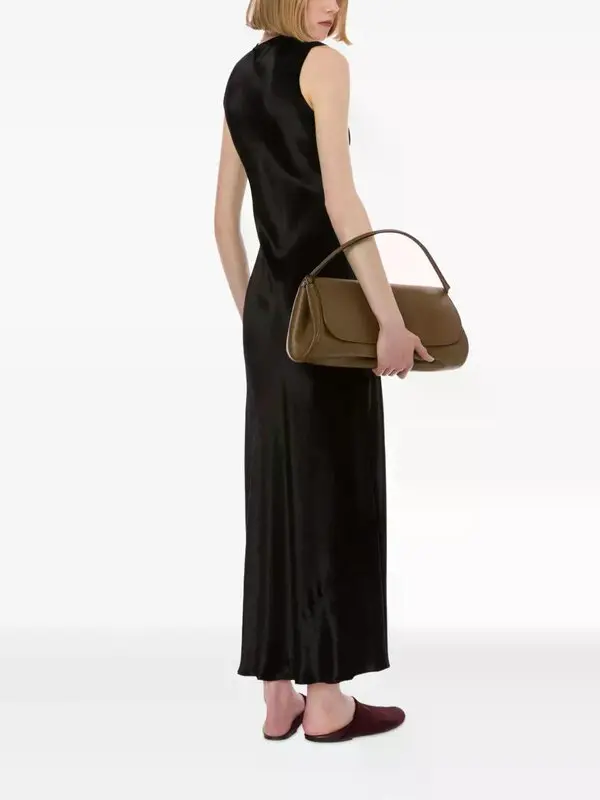 Alberta Ferretti Satin Ankle-length Dress