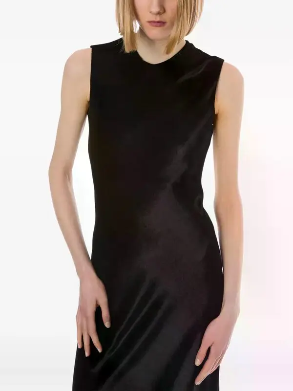 Alberta Ferretti Satin Ankle-length Dress