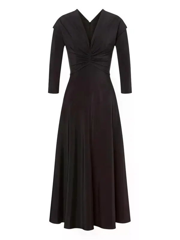 Alberta Ferretti Stretch-silk Midi Dress