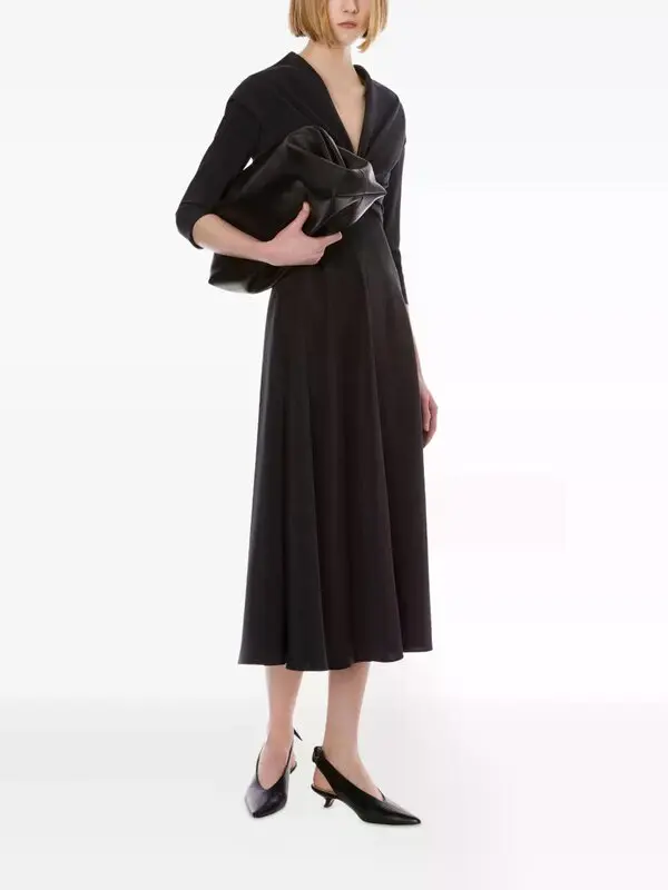 Alberta Ferretti Stretch-silk Midi Dress