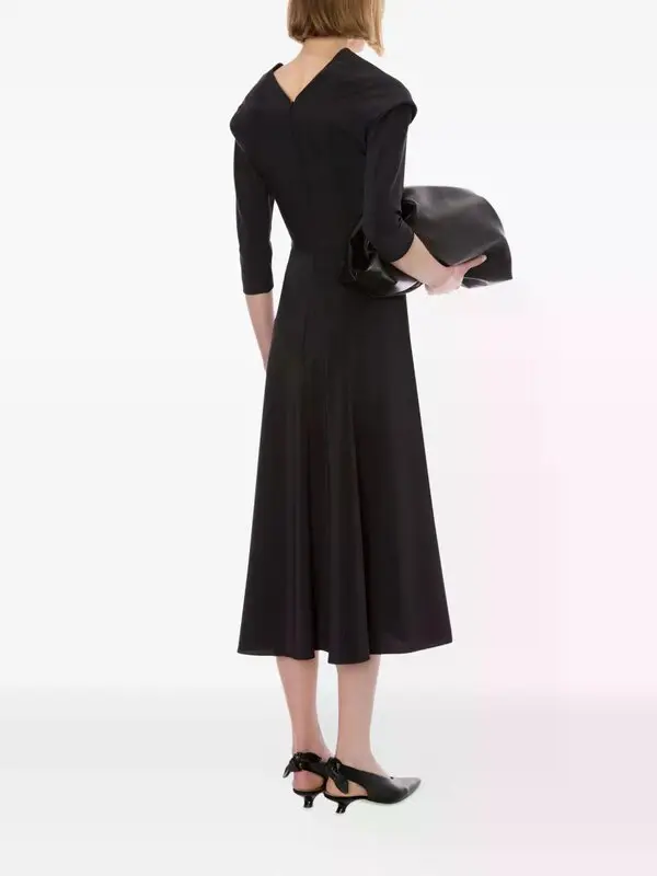 Alberta Ferretti Stretch-silk Midi Dress