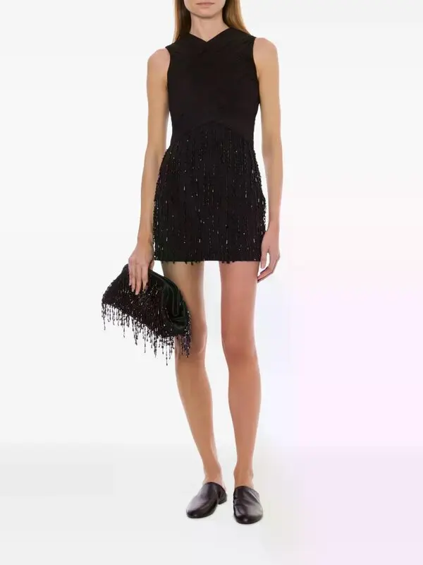 Alberta Ferretti Wool-blend Mini Dress