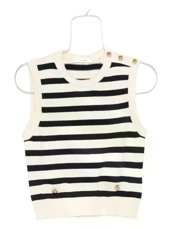 FRAME The Harbor Striped Vest - Blue