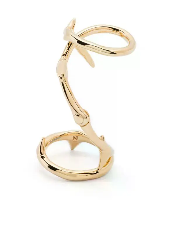 SHAUN LEANE Rose Thorn Hinged Ring - Gold