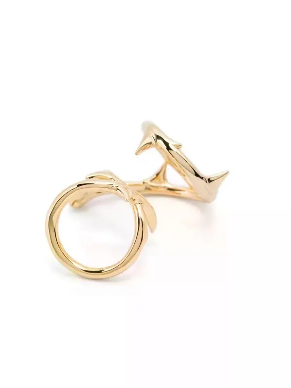 SHAUN LEANE Rose Thorn Hinged Ring