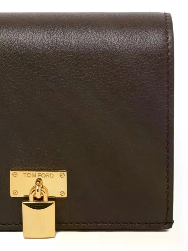 TOM FORD Padlock Leather Wallet