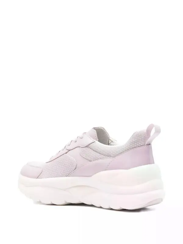 Geox Xtors Mesh Panel Sneakers - Pink