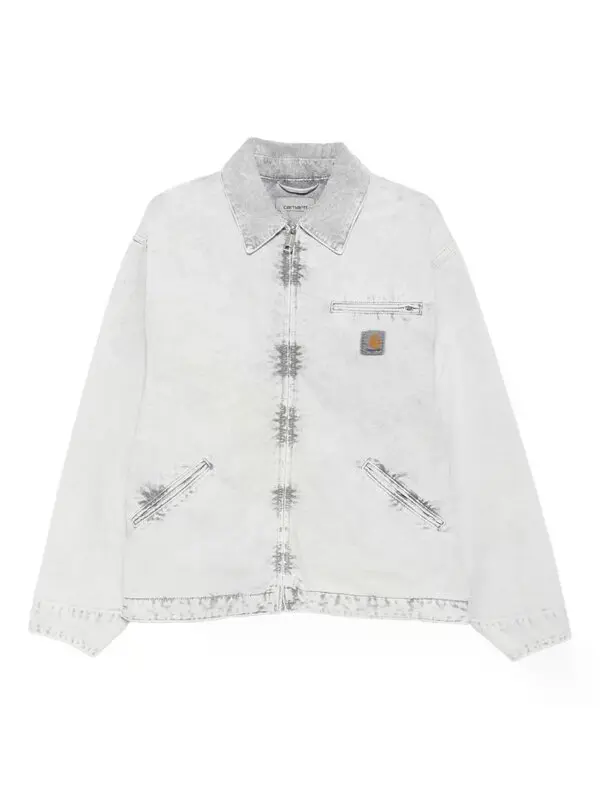 Carhartt Work In Progress Og Detroit Organic-cotton Jacket - Grey