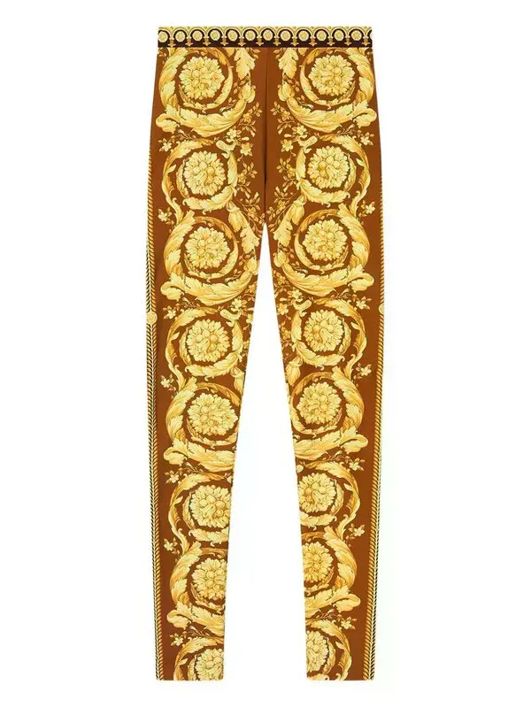 Versace Barocco Print Leggings