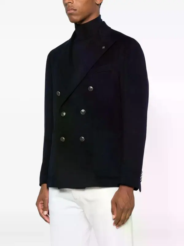 Tagliatore Double-breasted Cashmere Blazer