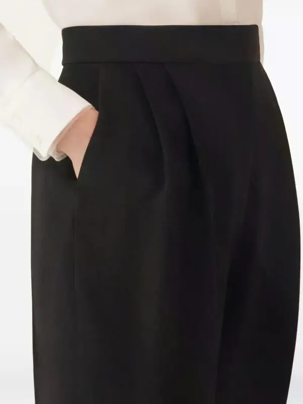 Fabiana Filippi Cady Pleated High-waisted Trousers
