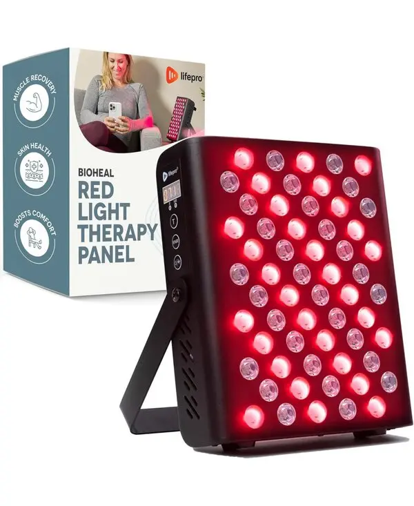 LIFEPRO Red Light Therapy Panel - Black