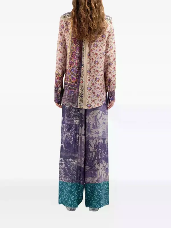 PIERRE-LOUIS MASCIA Aloe Paisley-print Shirt