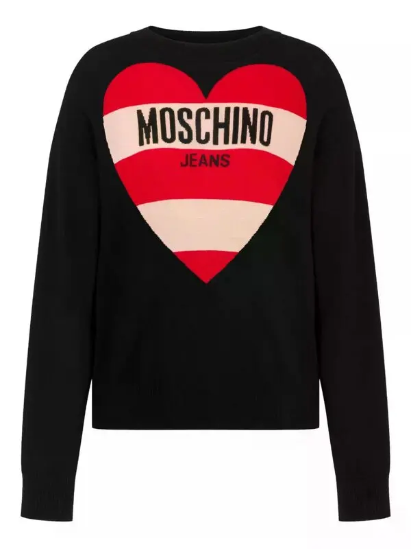Moschino Intarsia-logo Sweater