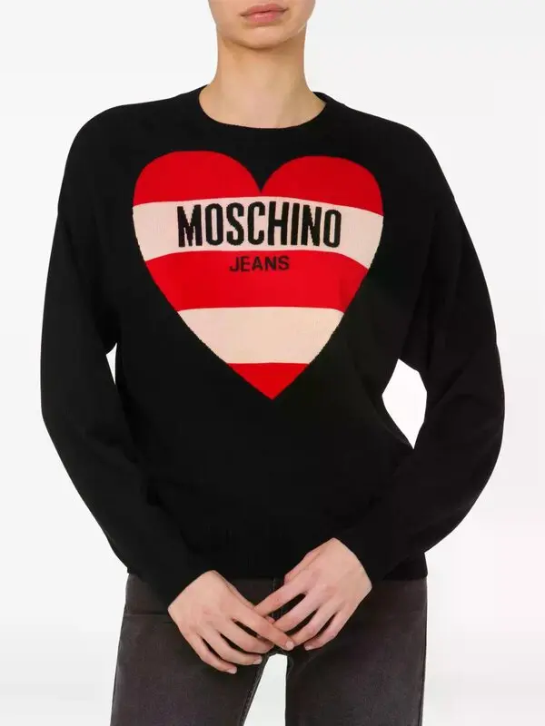Moschino Intarsia-logo Sweater