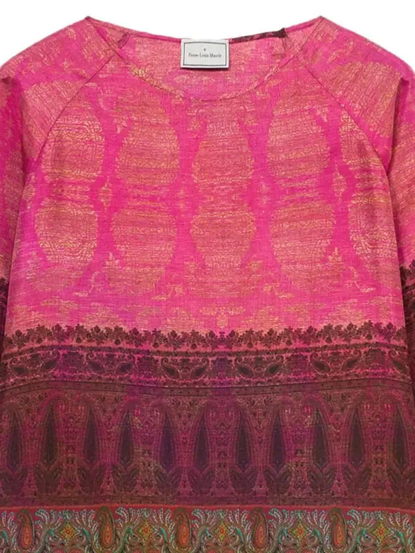 PIERRE-LOUIS MASCIA Paisley-print Shirt