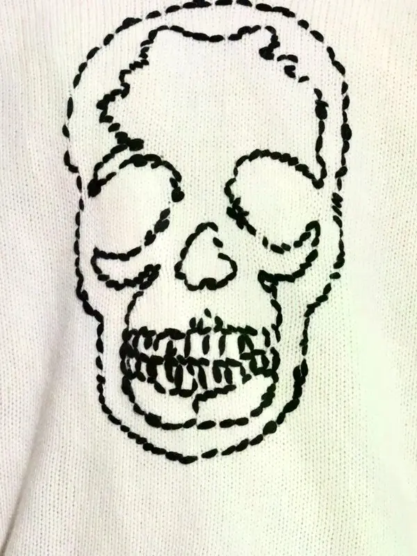 Zadig&Voltaire Skull-embroidered Distressed Sweater