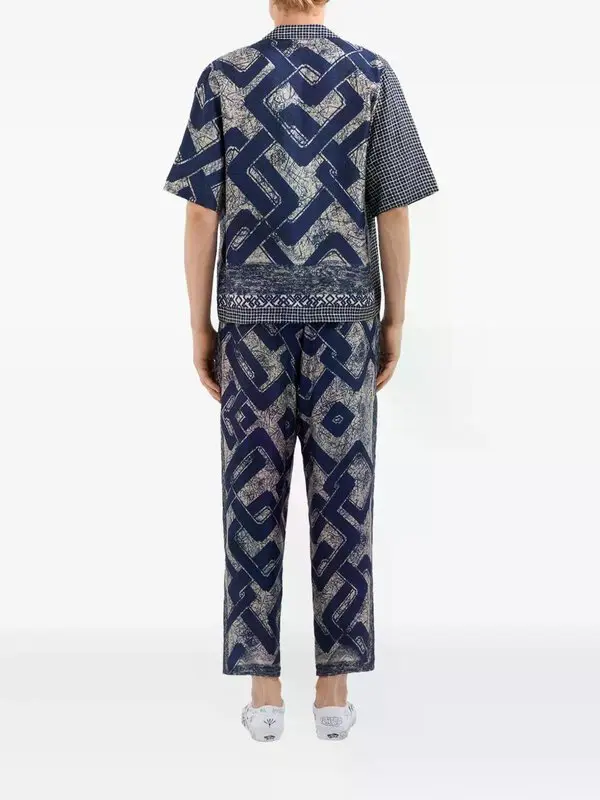 PIERRE-LOUIS MASCIA Printed Silk Shirt