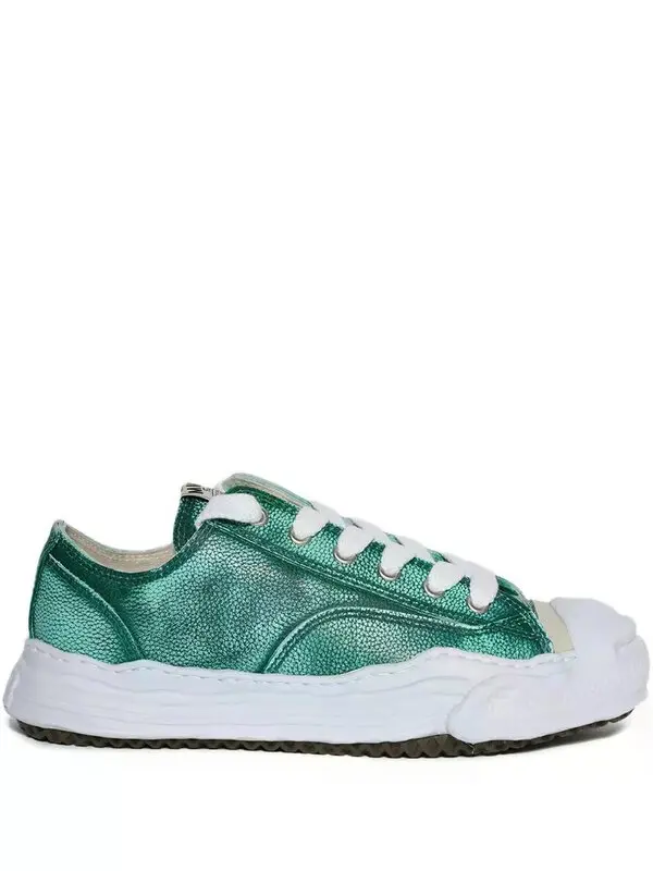 Mihara Yasuhiro Hank Low Brushed Leather Sneakers
