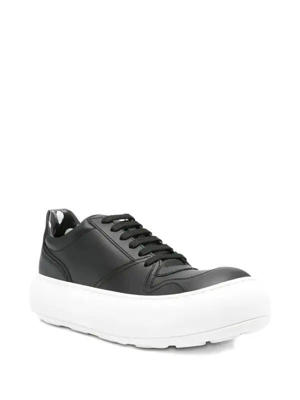 Moschino Leather Platform Sneakers