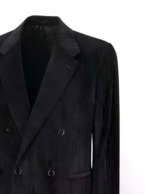 LARDINI Double-breasted Corduroy Jacket