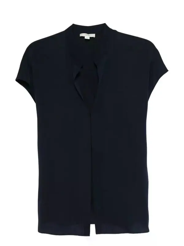 Vince V-neck Short-sleeve Blouse