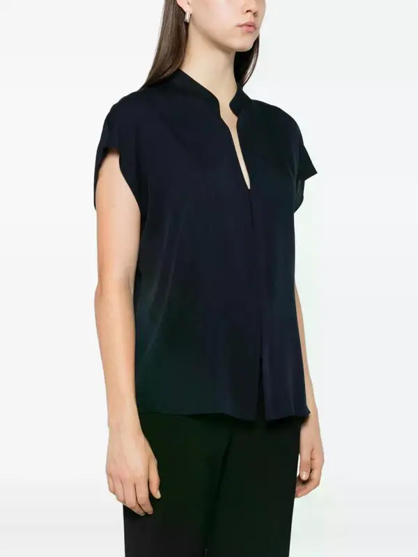 Vince V-neck Short-sleeve Blouse